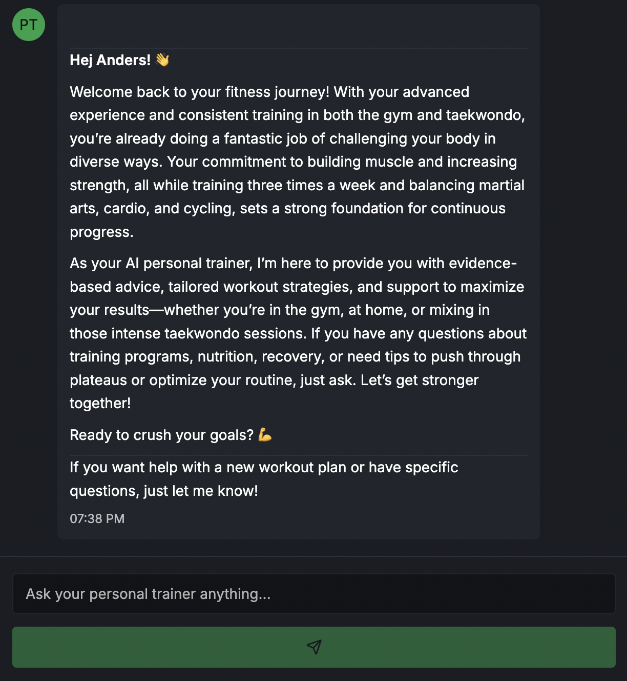 ShapeMe – AI Personal Trainer